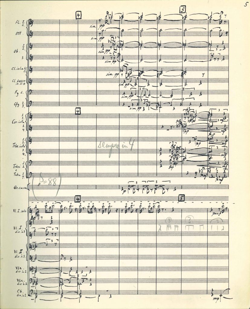 Score from Aniara - Bonniers Konsthall